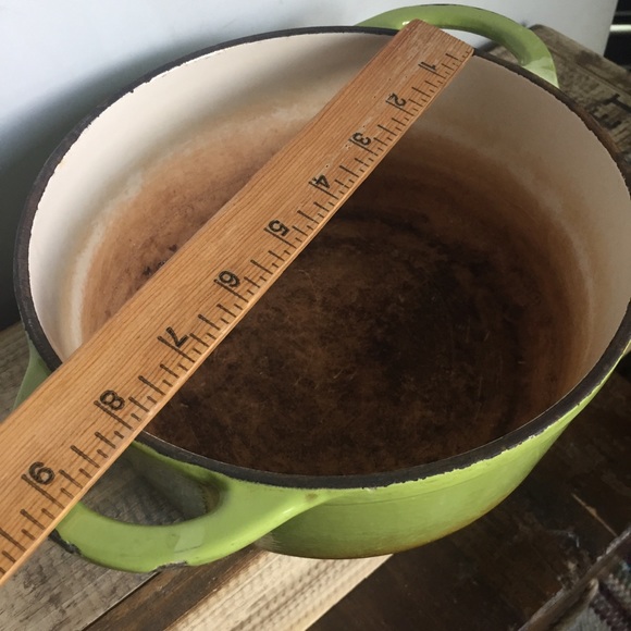 well equiped kitchen | Kitchen | Green Cast Iron Dutch Oven Cookware ...